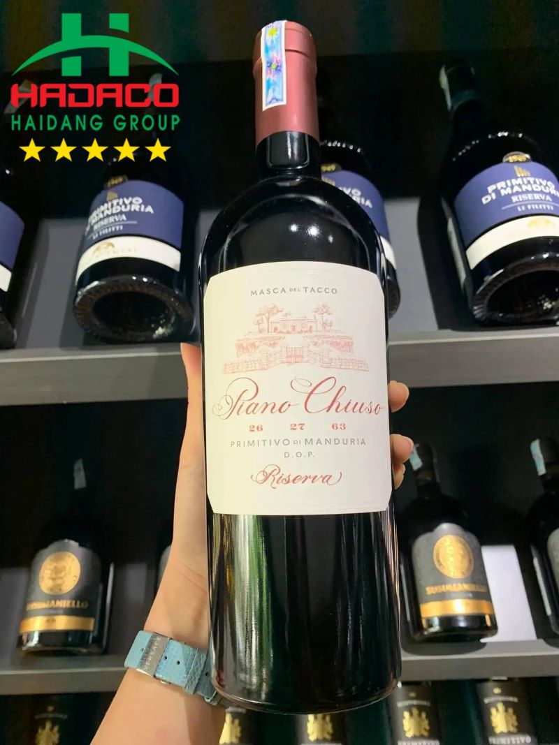 Rượu Vang Đỏ Ý Piano Chiuso - Masca del Tacco