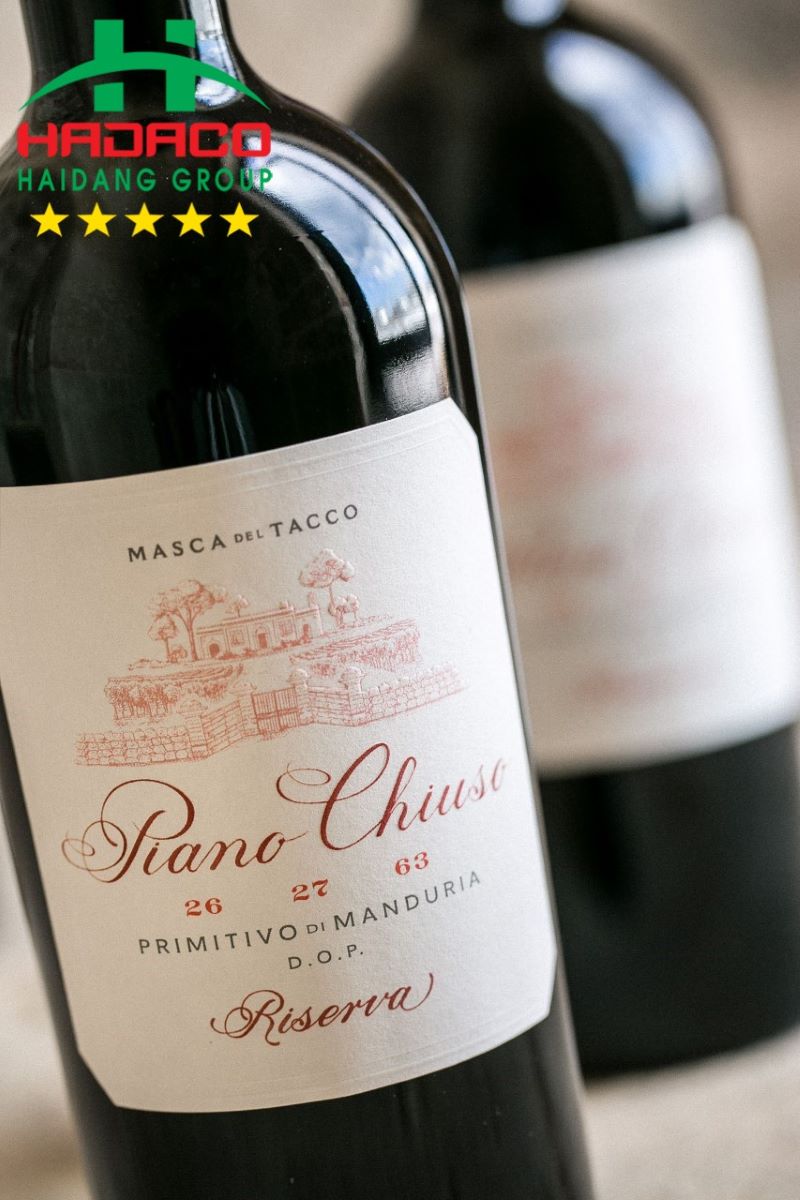 Rượu Vang Đỏ Ý Piano Chiuso - Masca del Tacco